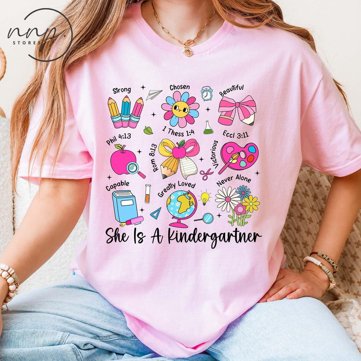 Miluva She Is A Kindergarten Preppy Back To School Shirt, First Day Of ...