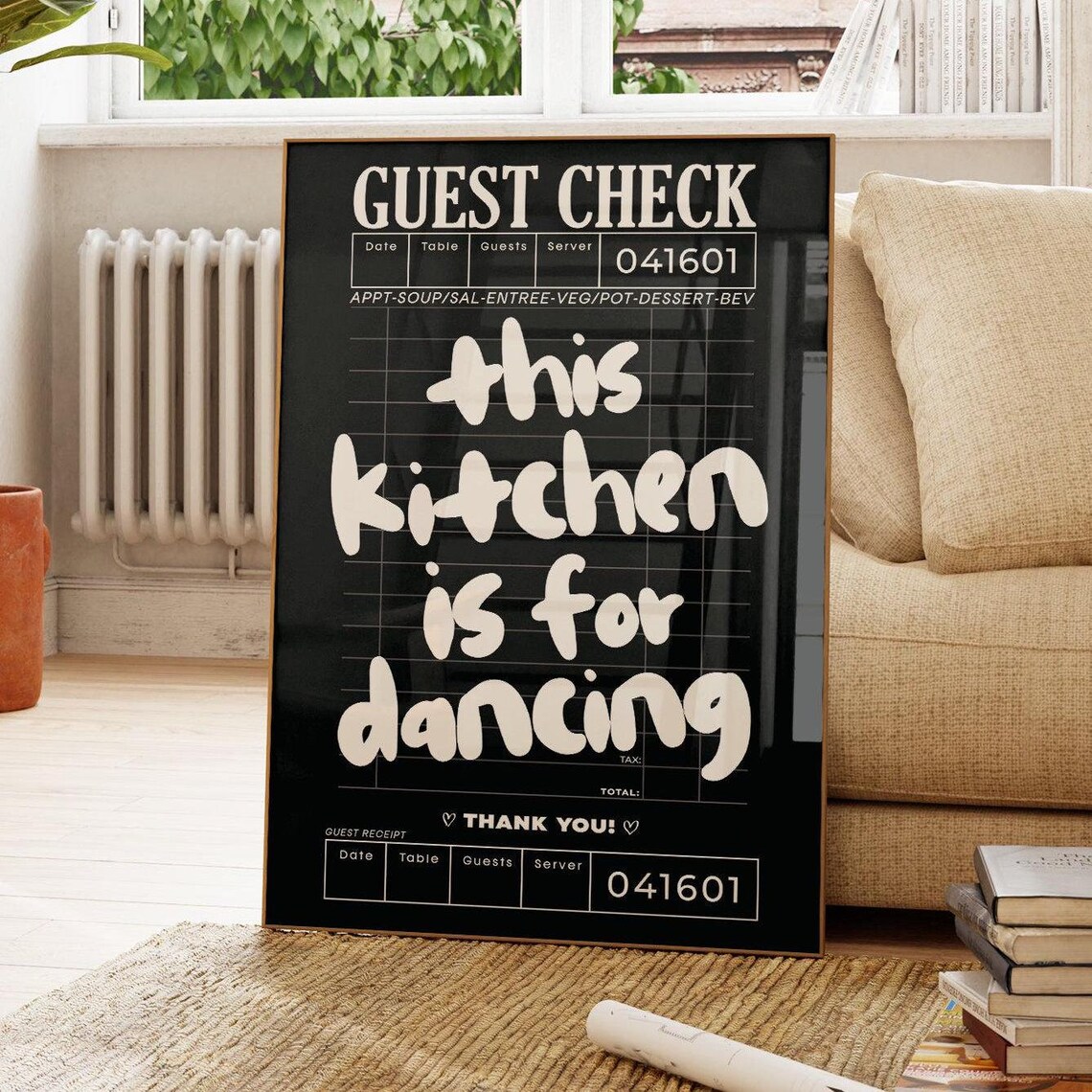 Miluva This Kitchen Is For Dancing Kitchen Wall Art Cooking Aesthetic ...