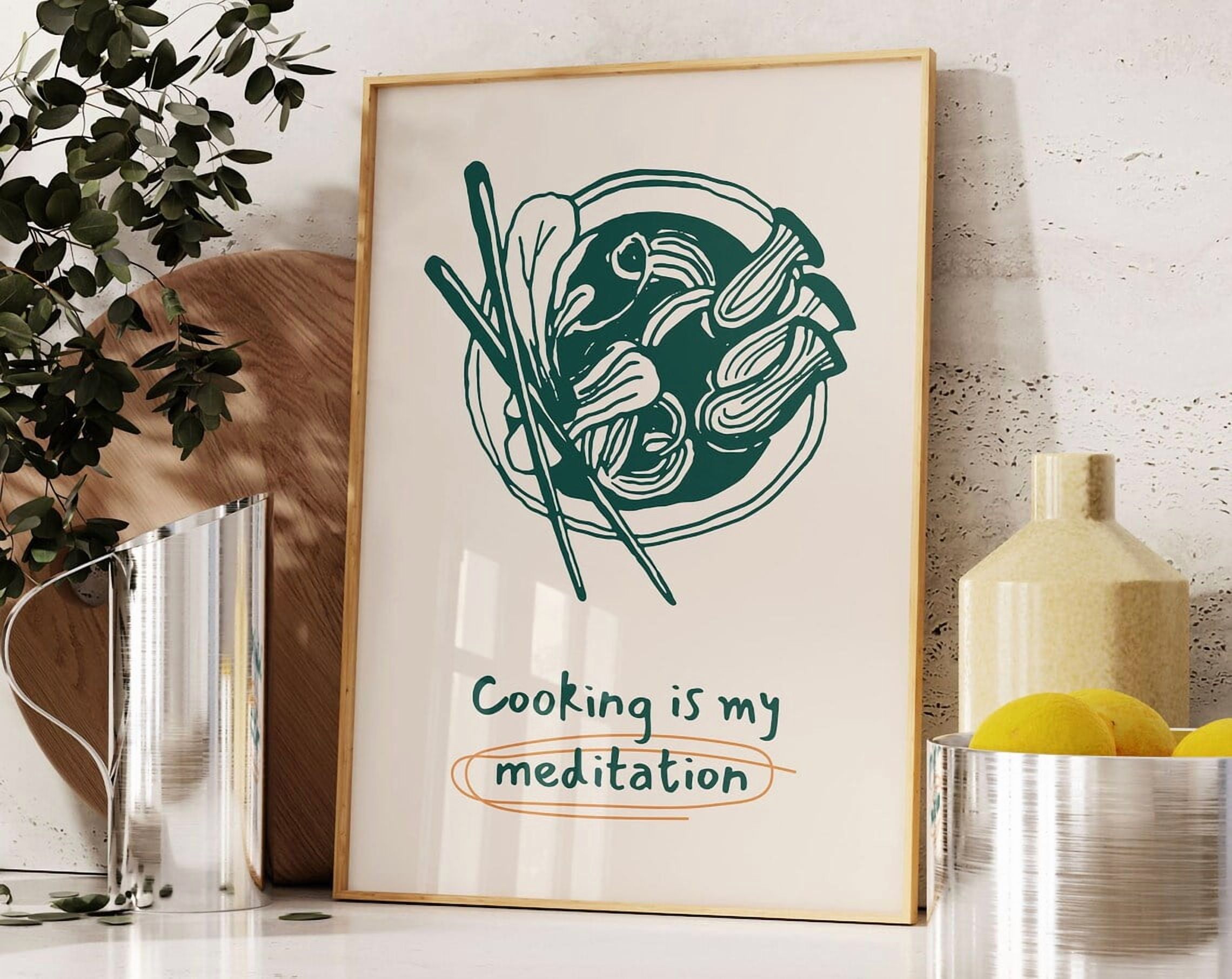 Miluva Kitchen Wall Art, Soup Poster Print, Retro Food Art, Kitchen ...