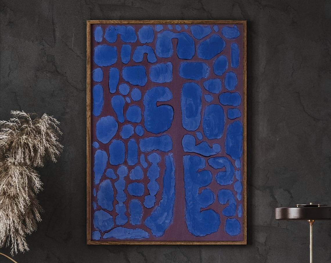 Miluva Klee , Late Evening Looking Out Of The Woods (1937), Blue ...