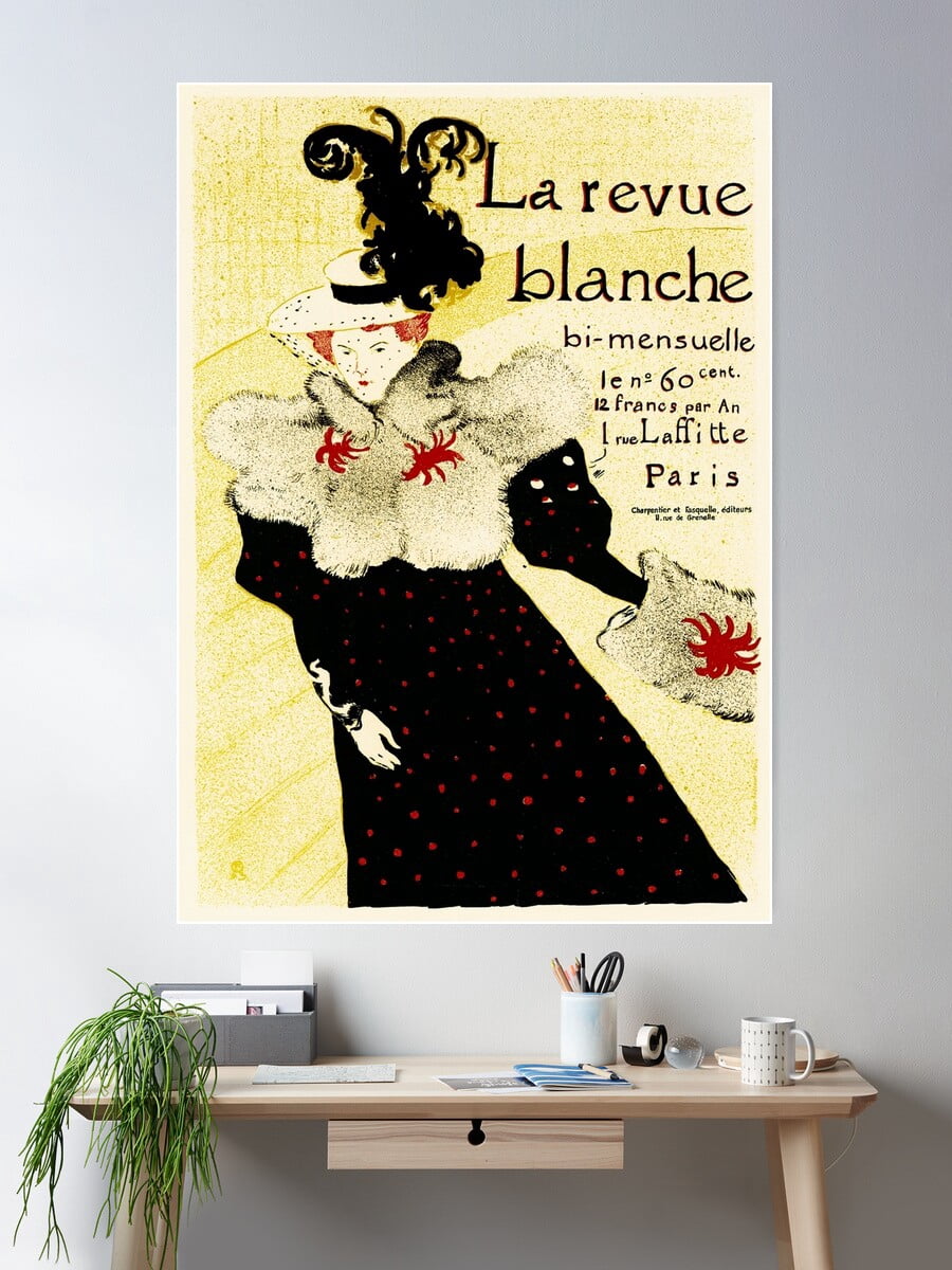 Miluva La Revue Blanche By Henri Toulouse Lautrec French Paris Magazine ...
