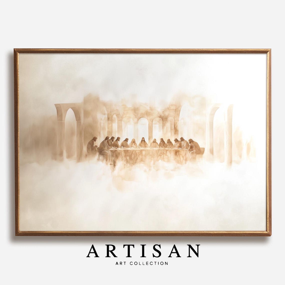 Miluva Last Supper Wall Art, Christian Wall Art, Jesus Art, Spiritual ...
