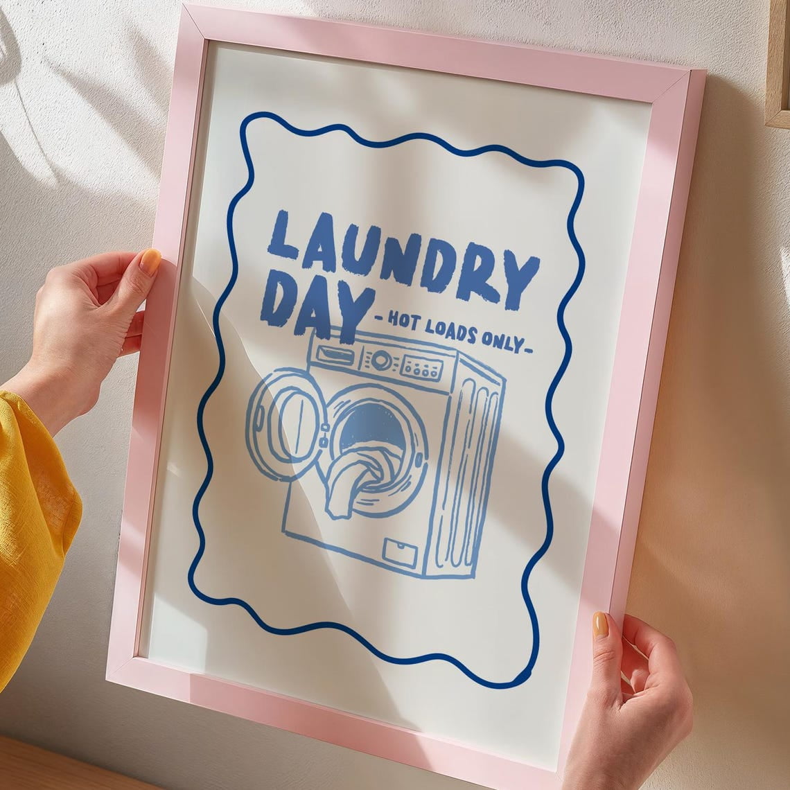 Miluva Laundry Decor, Laundry Room Print, Laundromat Poster, Cute ...