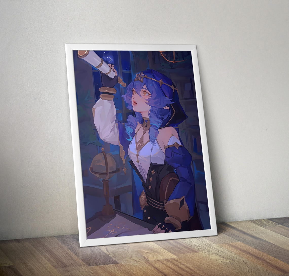 Miluva Layla Artwork Genshin Impact Artwork Gaming Poster Gaming ...