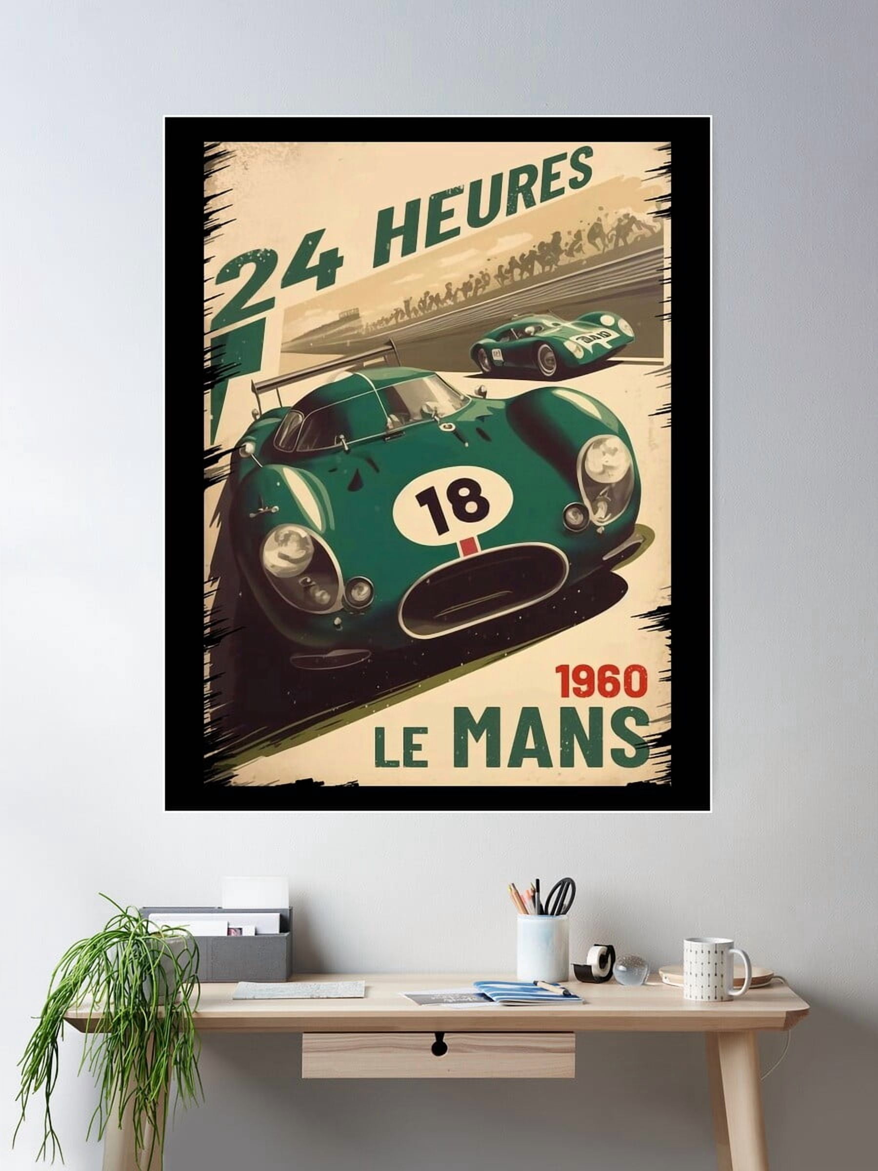 Miluva Le Mans - Motor Racing From Vintage Posters Poster Wall Art ...