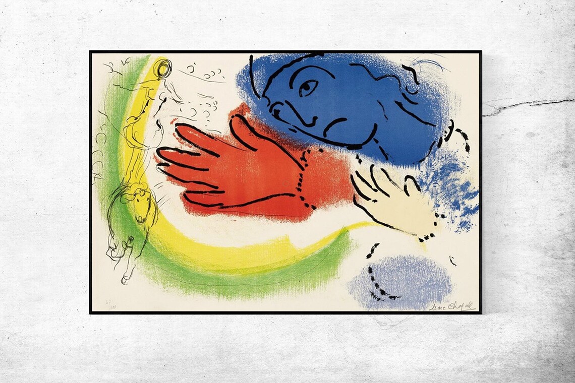Miluva Lecuyere-Marc Chagall,Home Office Decor,Ny Exhibition Print ...
