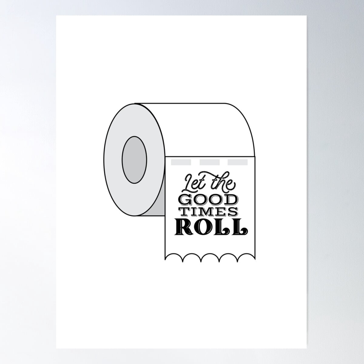 Miluva Let The Good Times Roll Poster Wall Art, Modern Wall Decor For ...