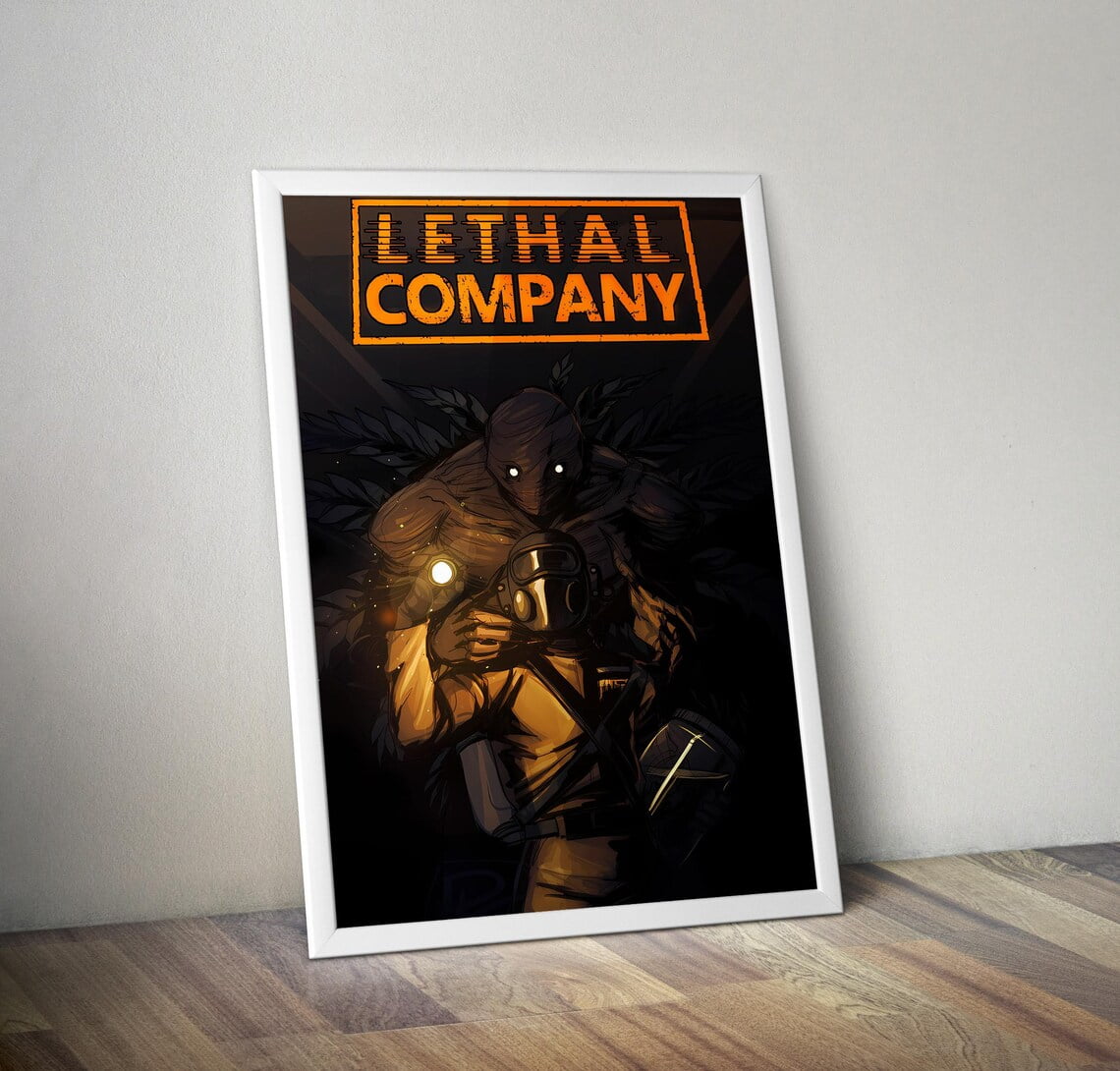 Miluva Lethal Company Artwork Gaming Poster Gaming Artwork Gaming Decor ...