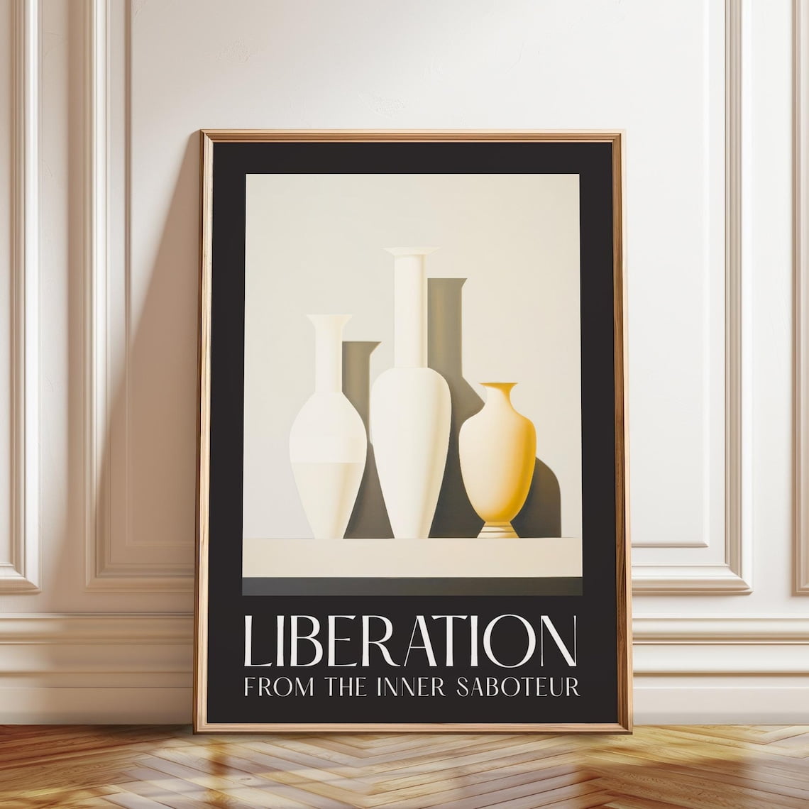Miluva Liberation From The Inner Saboteur Quote Poster - Aesthetic ...