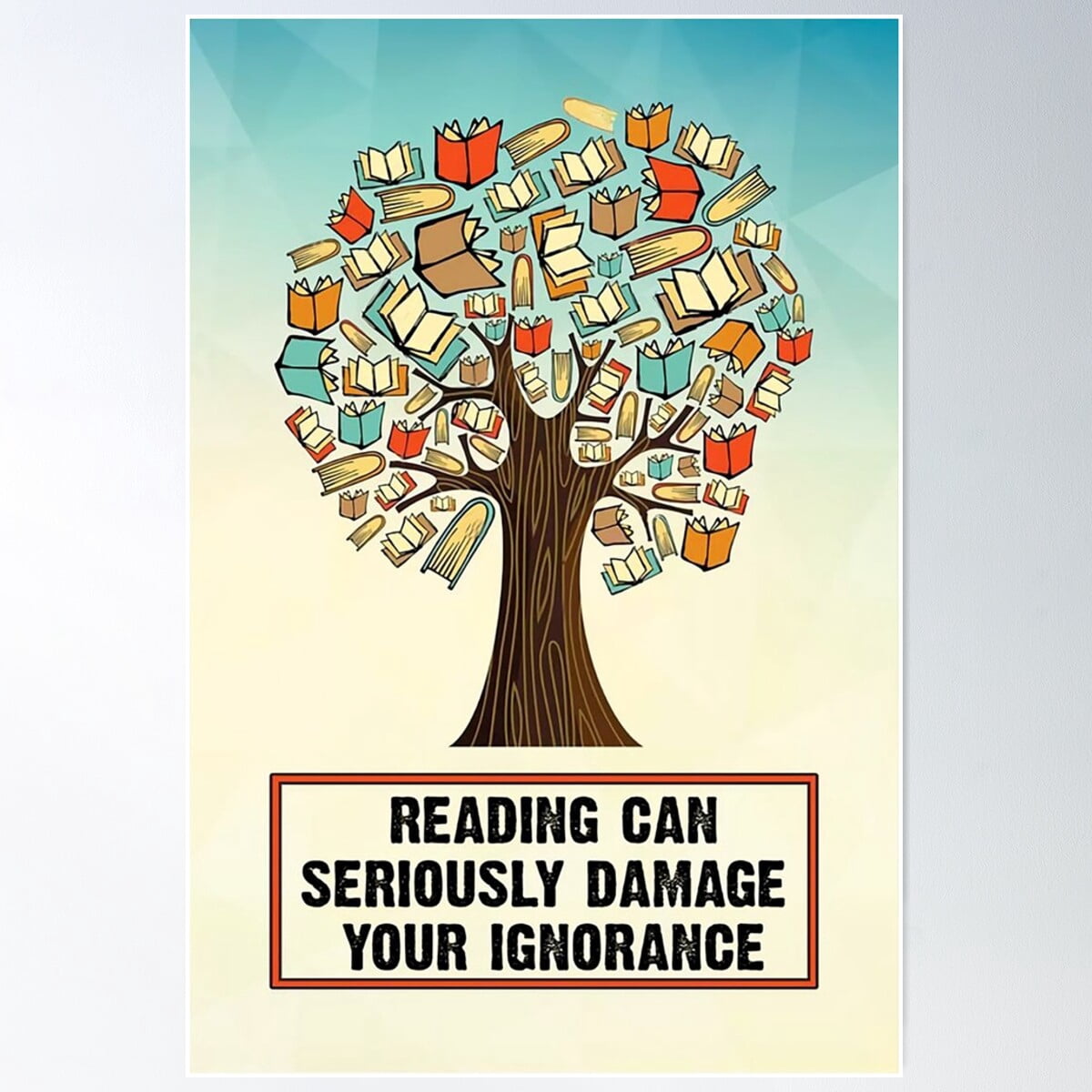 Miluva Librarian Reading Can Seriously Damage Your Ignorance Poster ...
