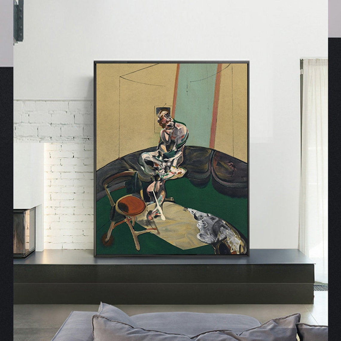 Miluva Lithograph George Dyer Fixing-Francis Bacon, Office Decor,Modern ...