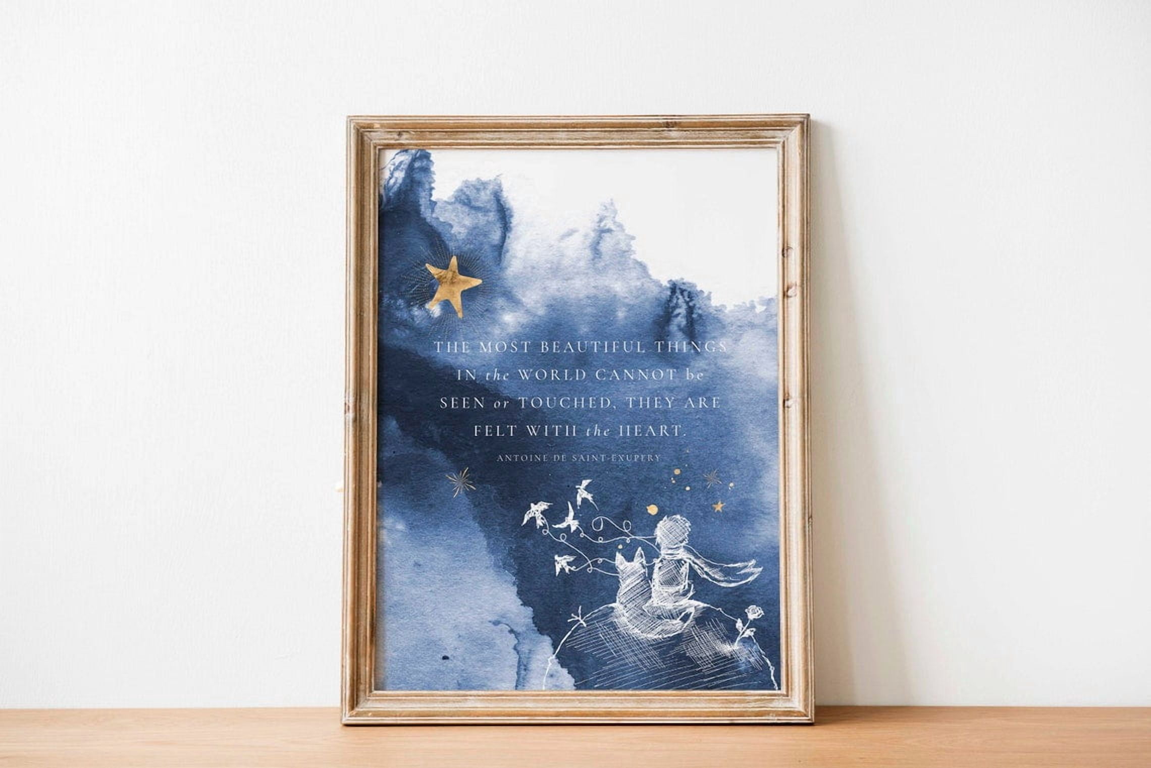 Miluva The Little Prince, Motivational Print, Le Petit Prince ...