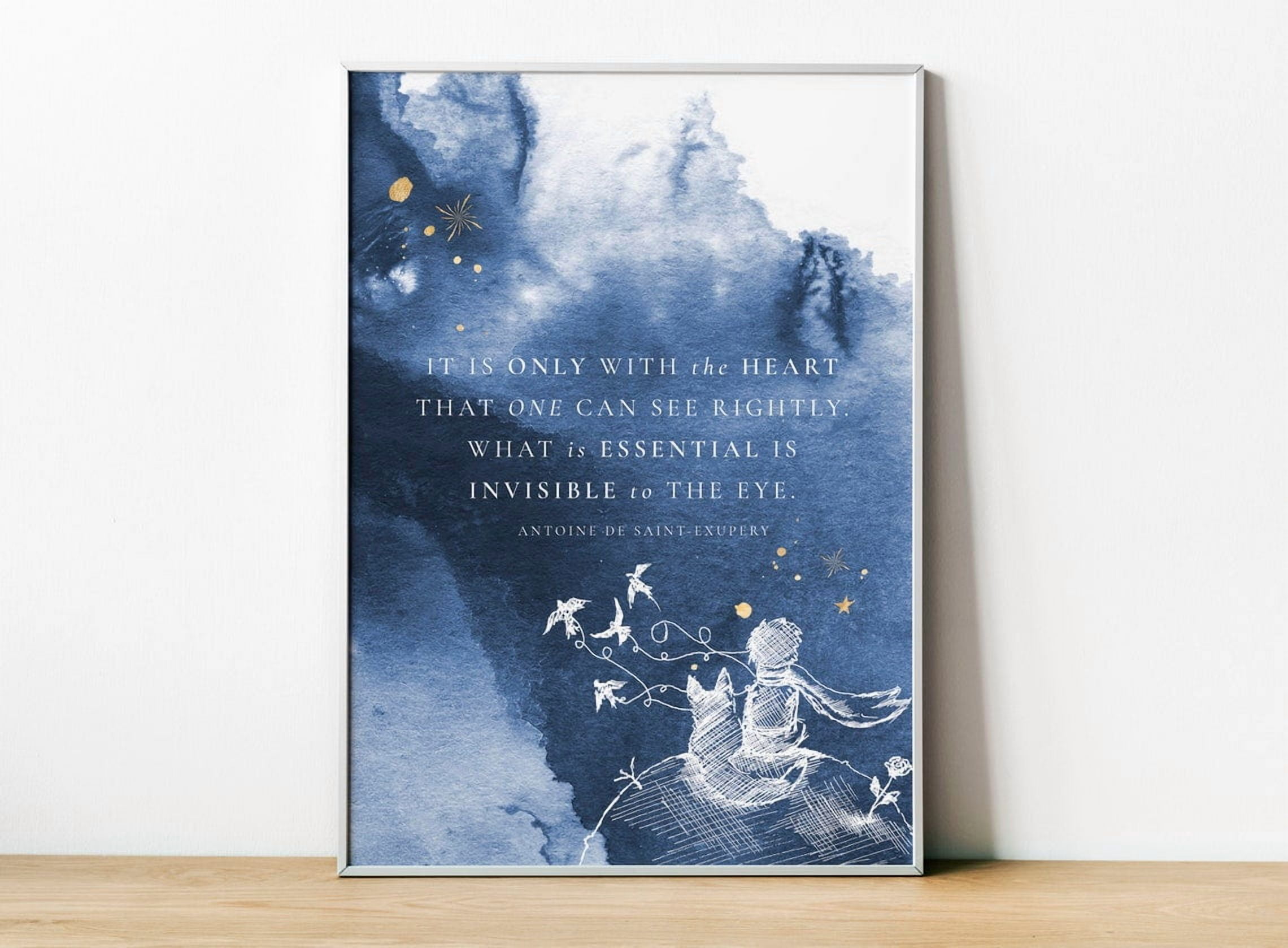 Miluva The Little Prince Motivational Print, Le Petit Prince ...