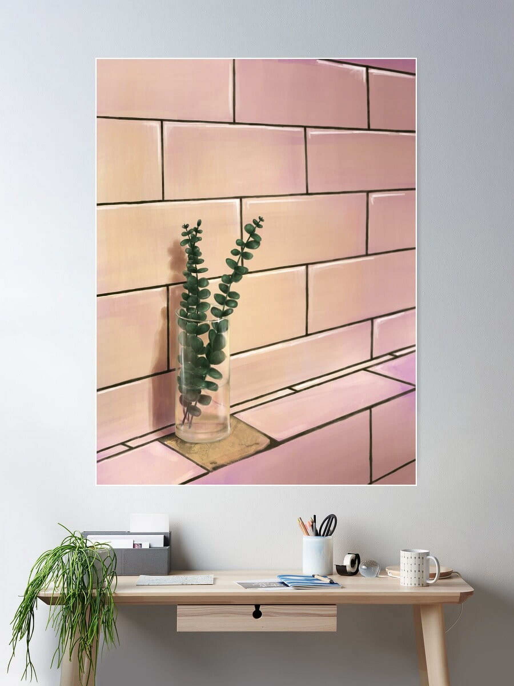 Miluva Live Tile Poster Wall Art, Modern Wall Decor For Living Room ...