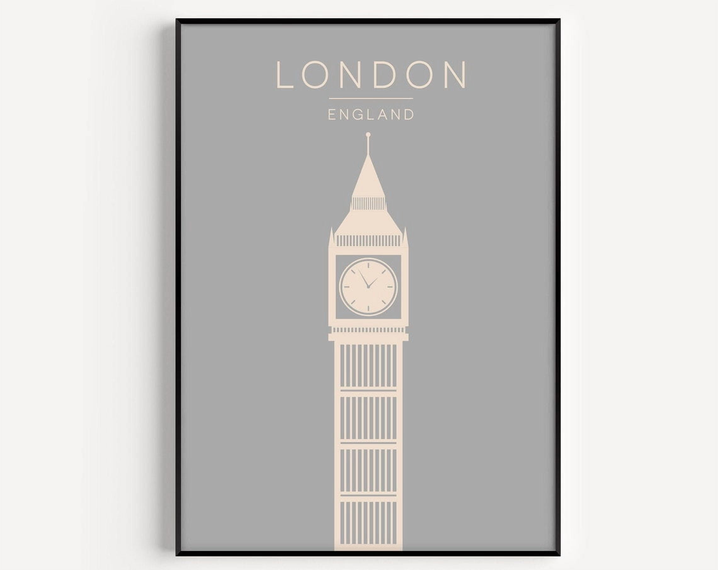 Miluva London Poster, London Printable, London Print, Printable, Travel ...
