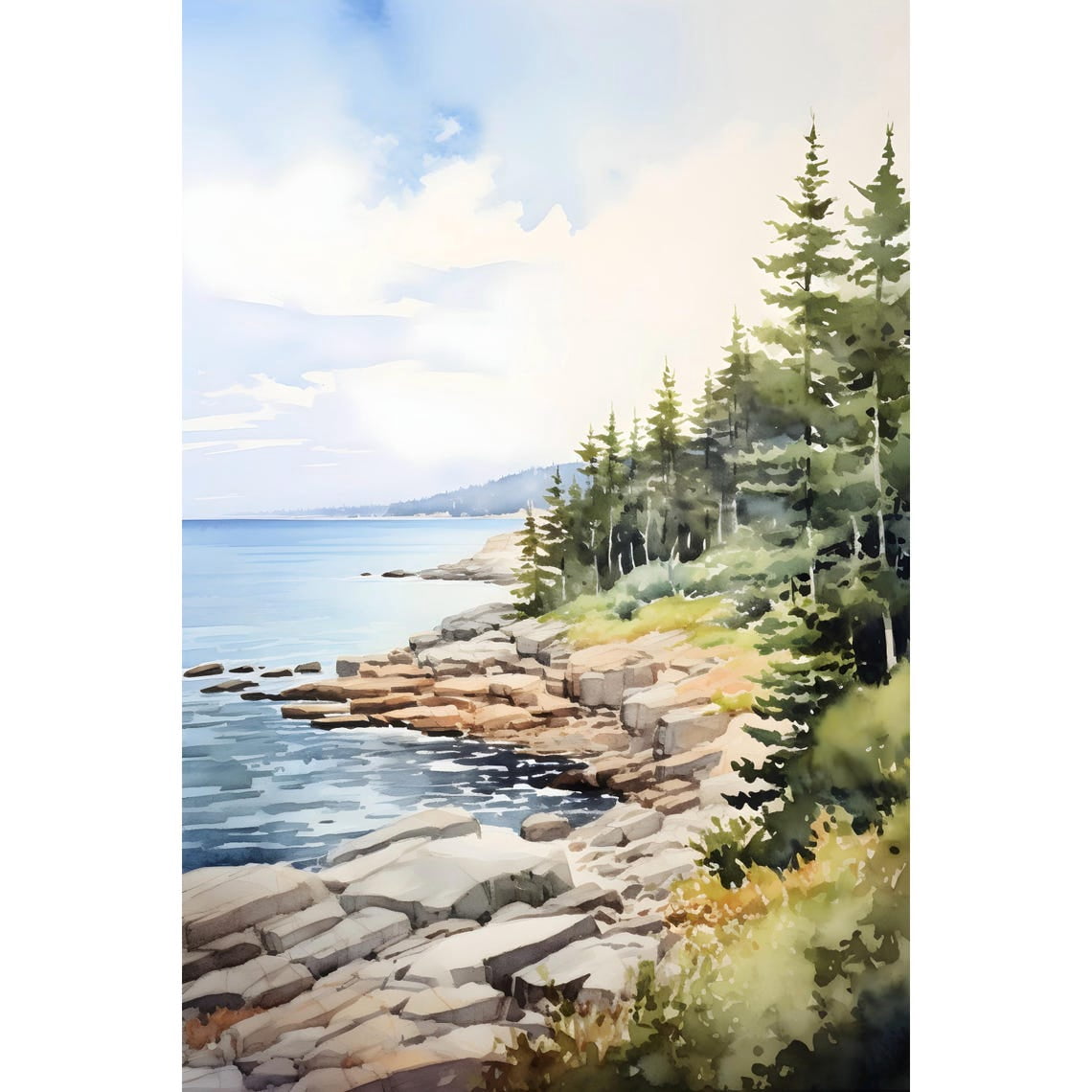 Miluva Mackinac Island Great Lakes Art Print Lake Huron Wall Art ...