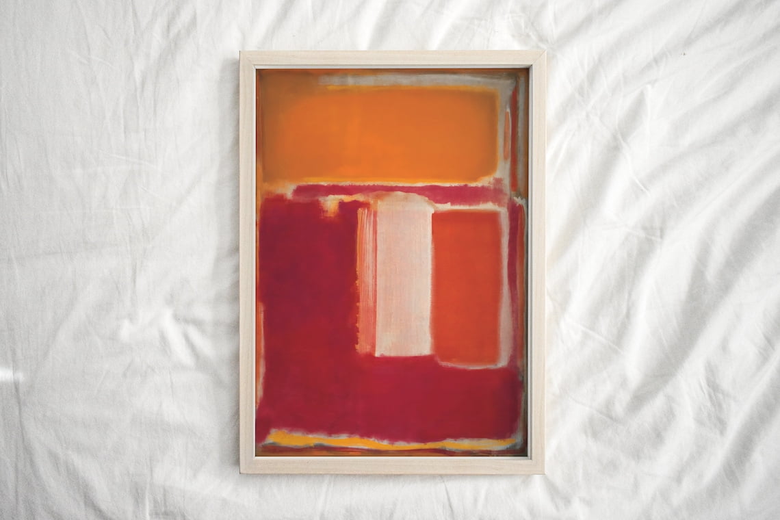 Miluva Mark Rothko Poster, Exhibition Print, Colorful Wall Art ...