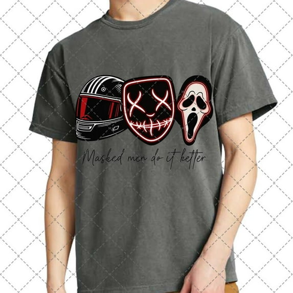 Miluva Masked Men Do It Better | Horror Mask | Halloween Sublimation ...