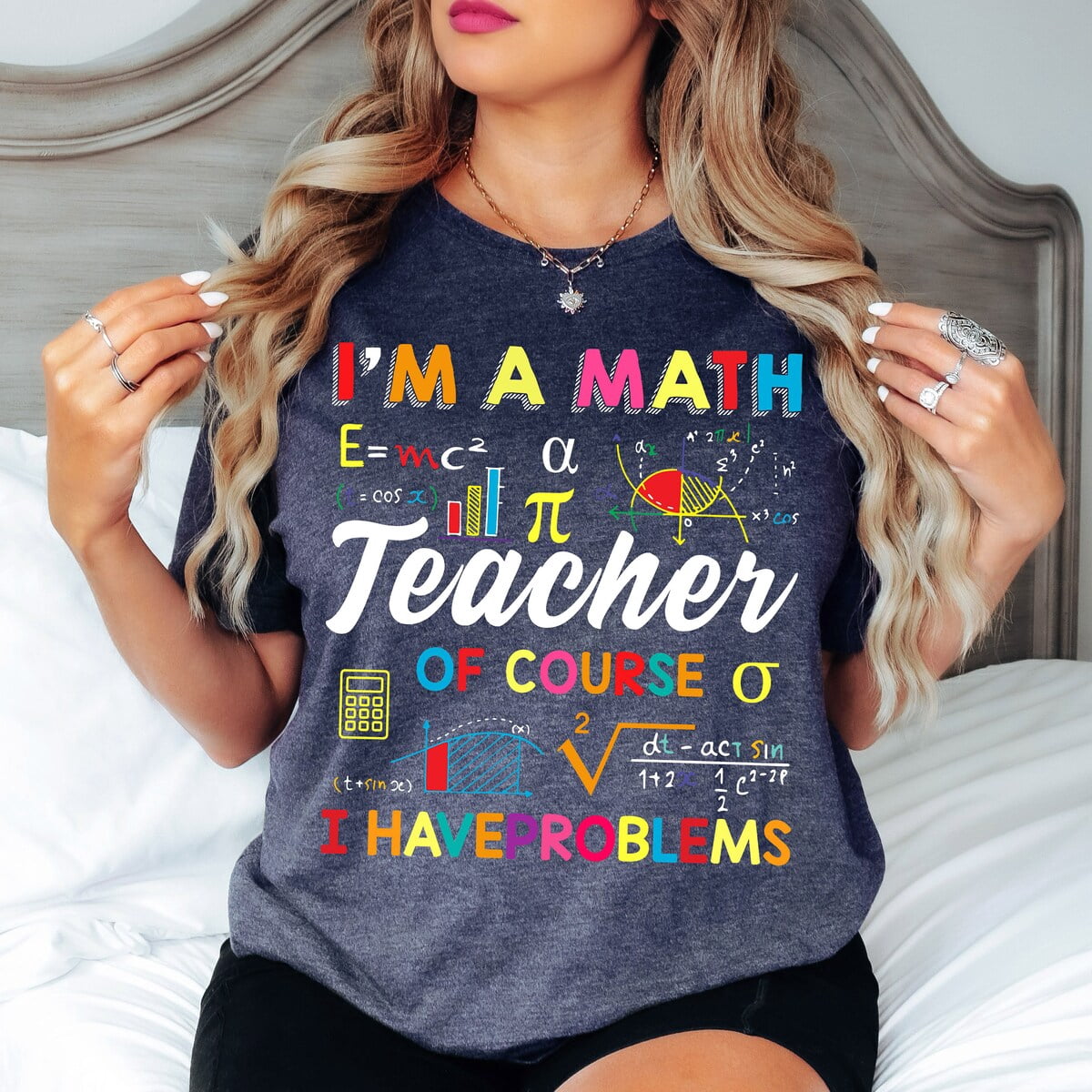 Miluva I'M A Math Teacher Shirt - Math Teacher Shirt - Math Teacher ...