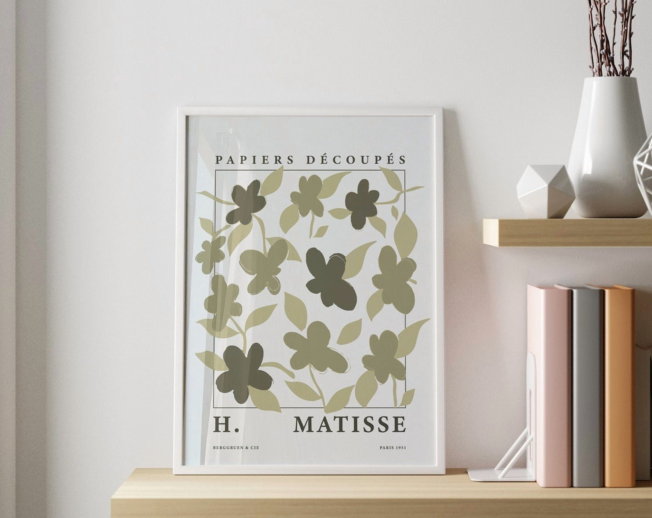 Miluva Matisse Flower Poster - Plants Poster, Printable Poster ...