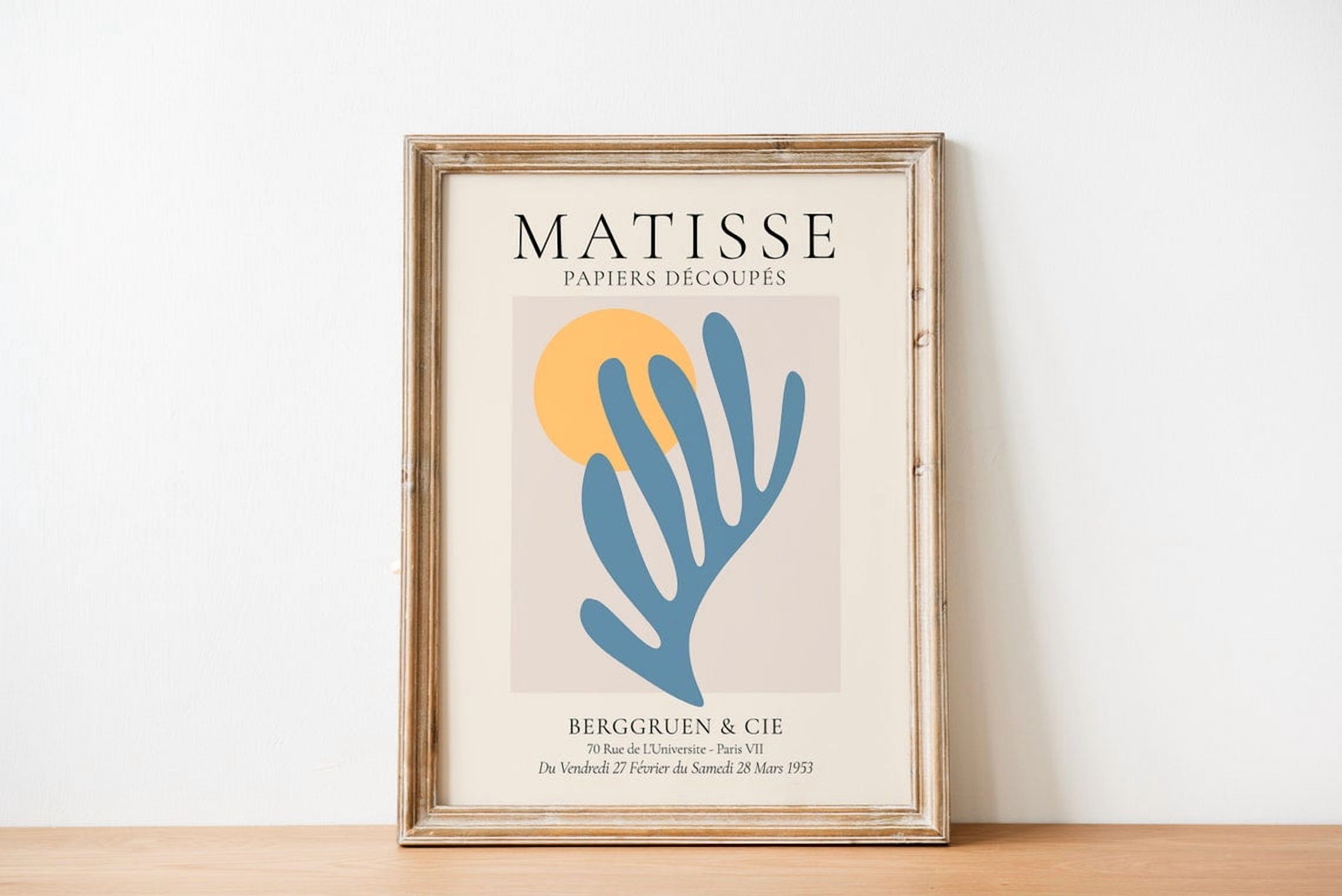 Miluva Matisse Print, Papiers Decoupes, Berggruen & Cie, Henri Matisse ...