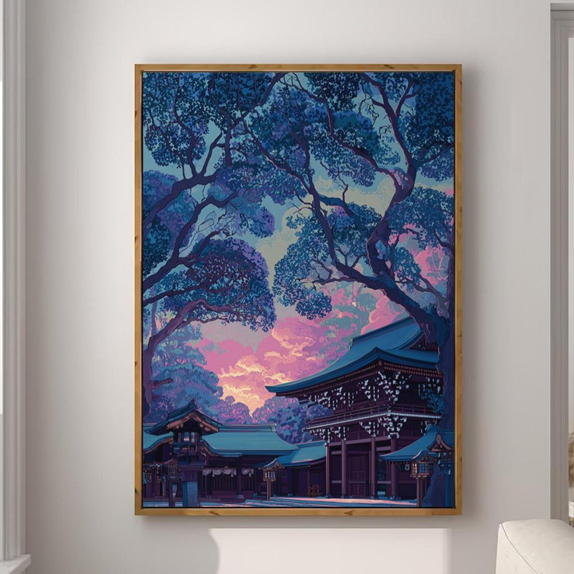 Miluva Meiji Shrine Tokyo Japan Historical Landscape Vacation Print ...