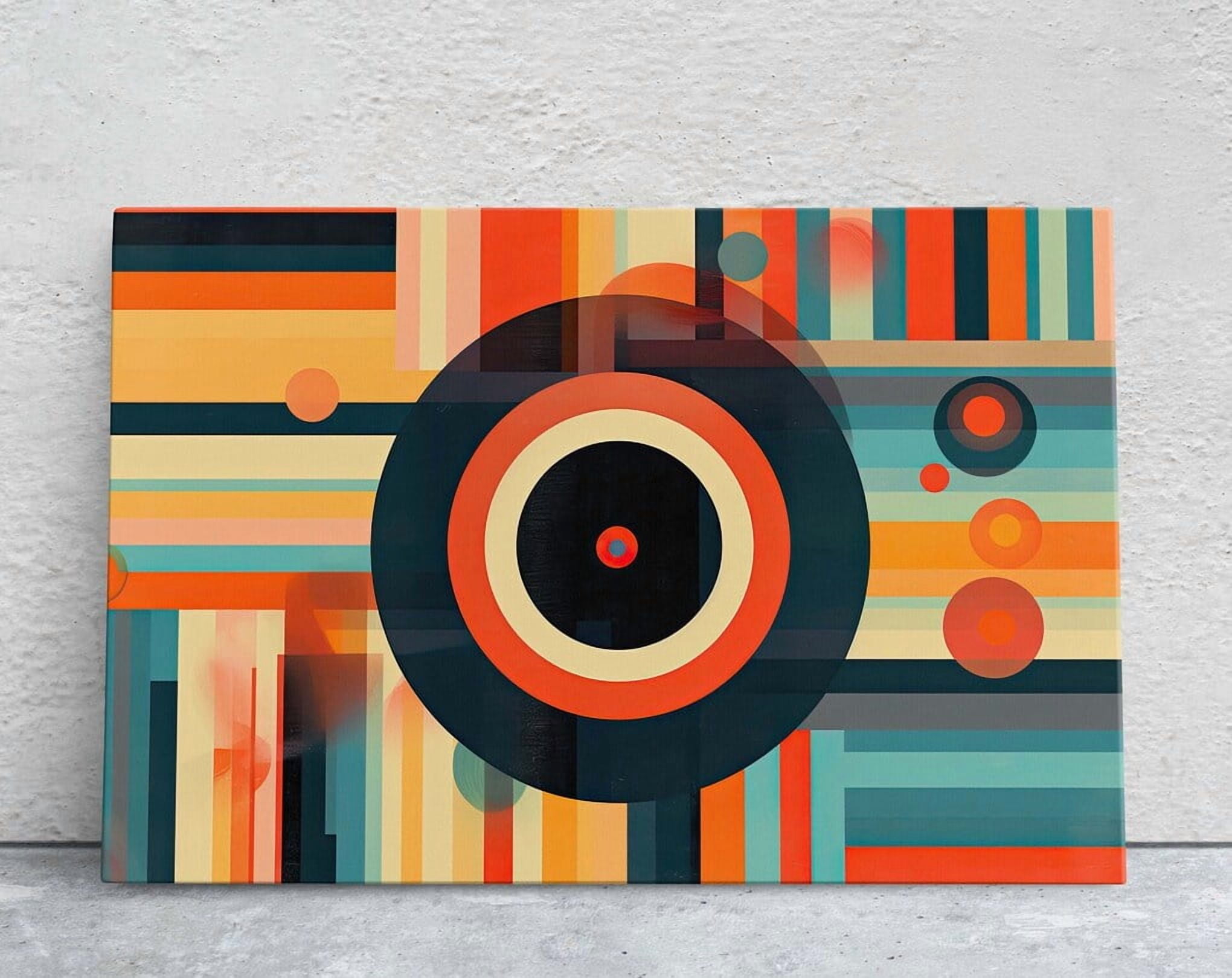 Miluva Mid Century Modern, Contemporary, Vinyl Pop Art, Music Art ...