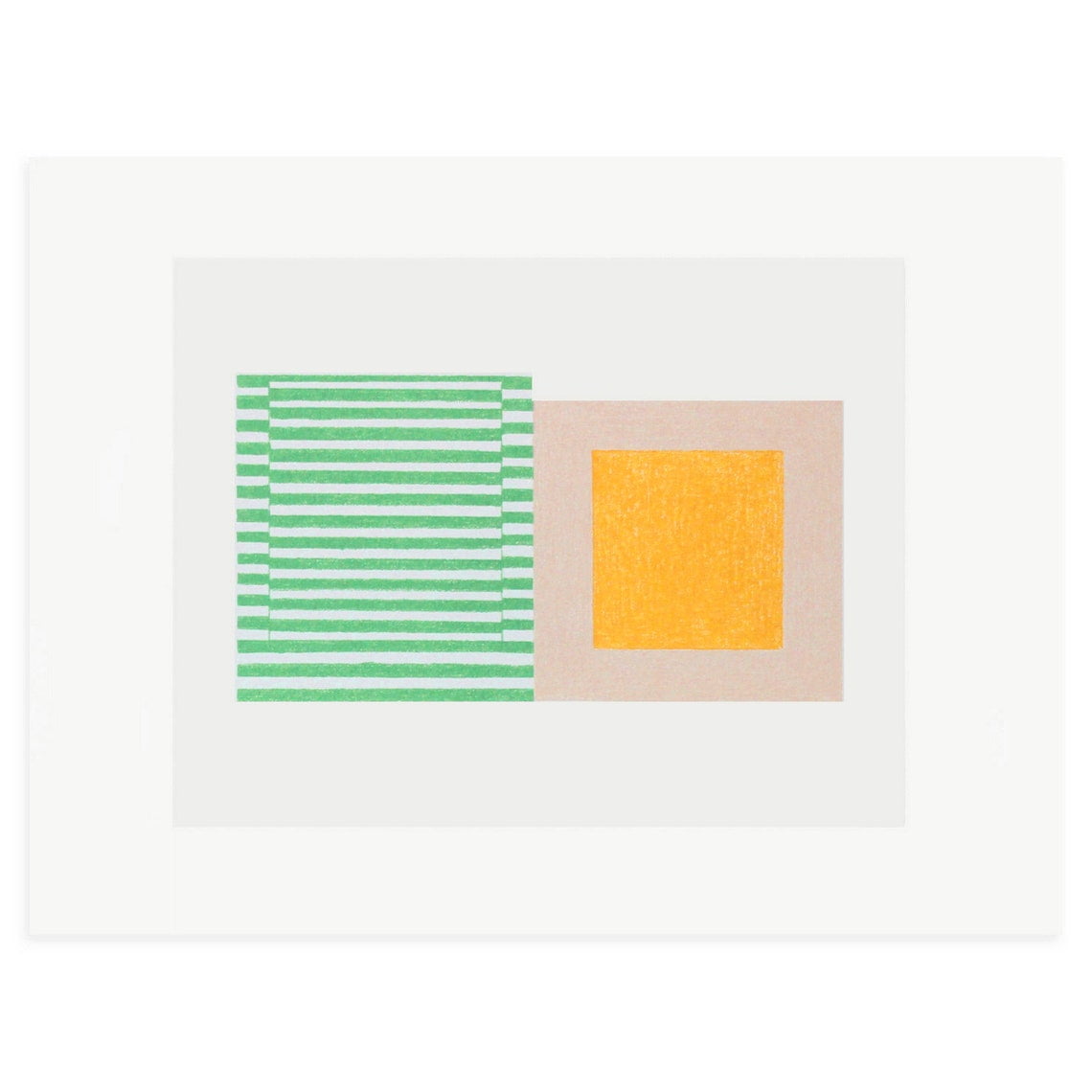 Miluva Mid Century Modern, Geometric Original Screenprint, Handmade ...