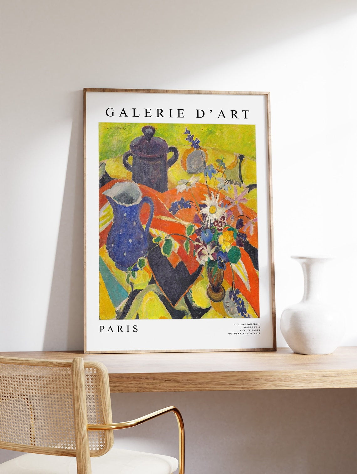 Miluva Mildred Bendall Exhibition Poster, The Blue Jug, French ...