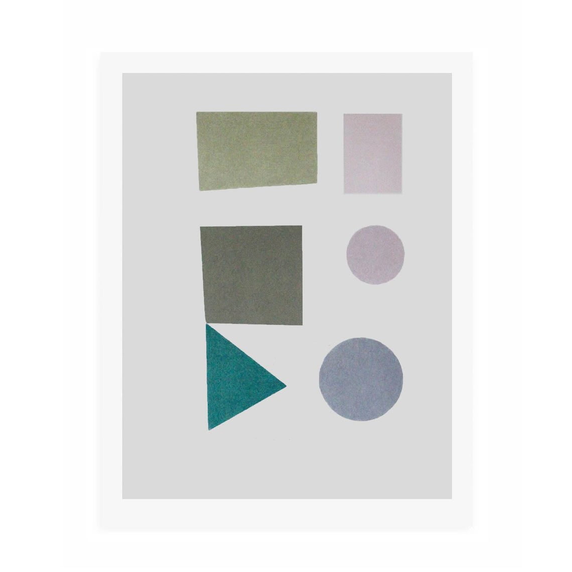 Miluva Minimal Print - Mid Century Modern - Original Handmade ...