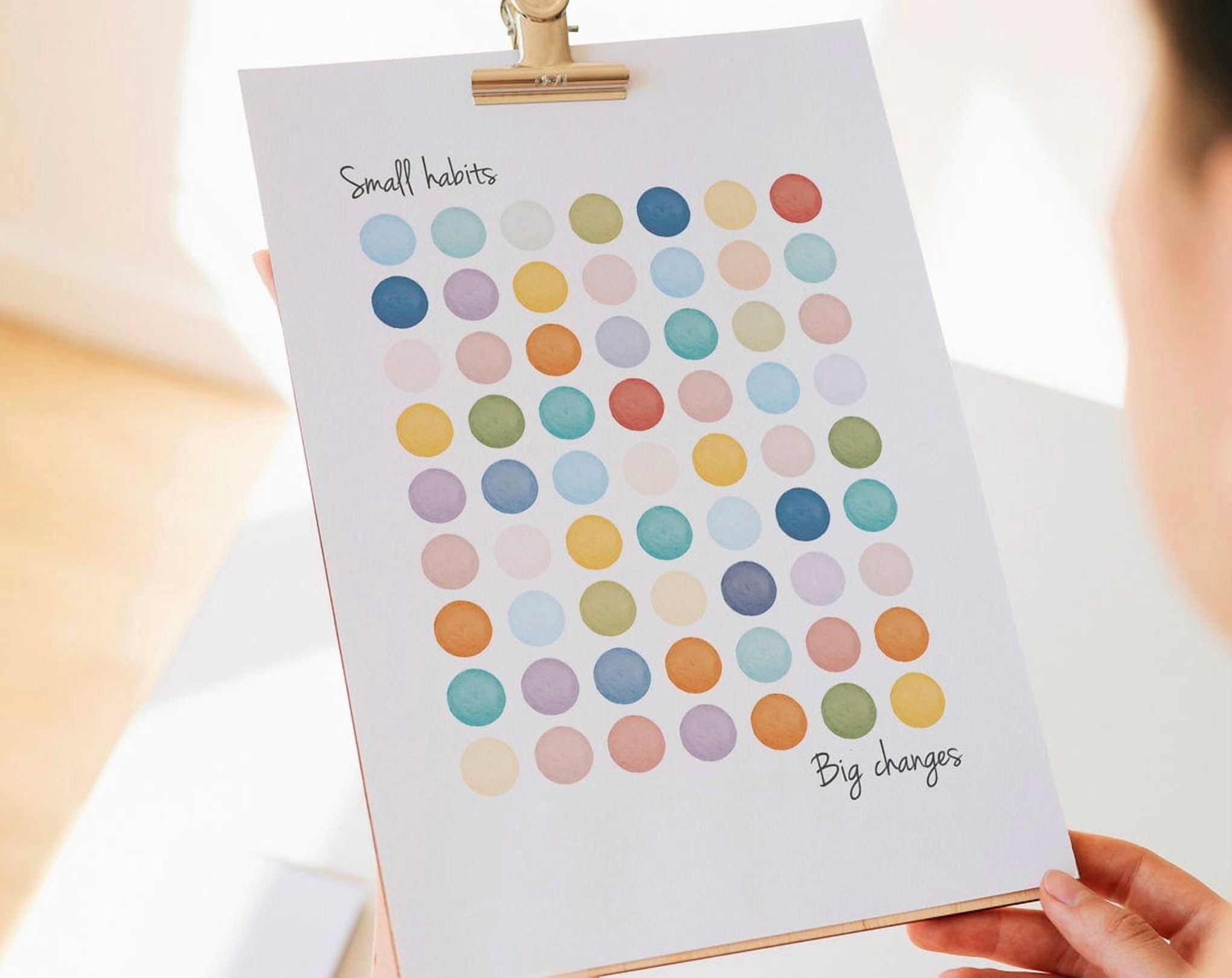 Miluva Minimalistic Daily Habit Tracker Printable, Everyday Habit ...