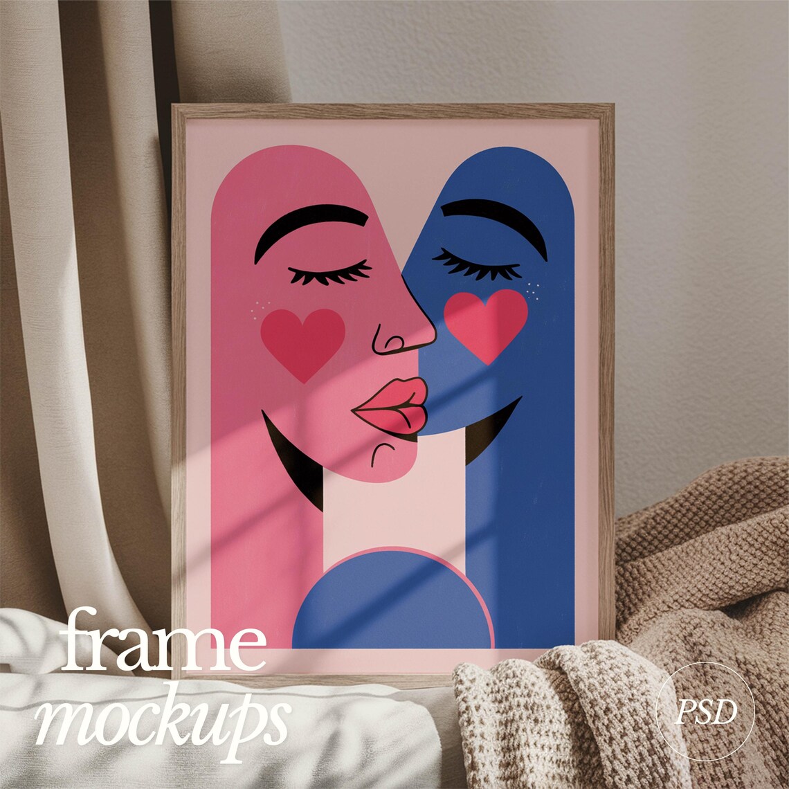 Miluva Mock Ups Leaning Vertical Wall Art Mockups Poster Din Wallart ...