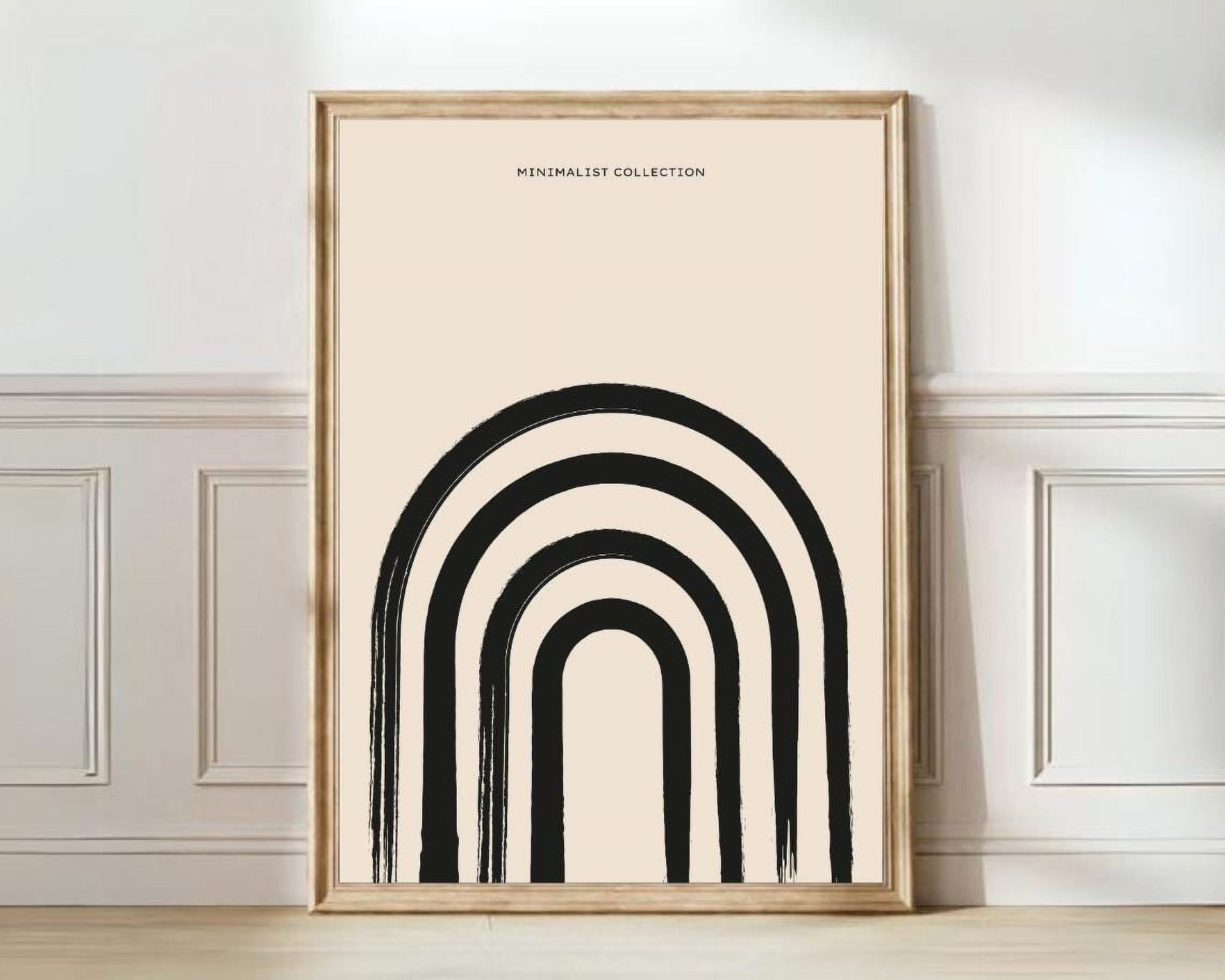 Miluva Modern Gallery Print Abstract Print Rainbow Print Line Art Print ...