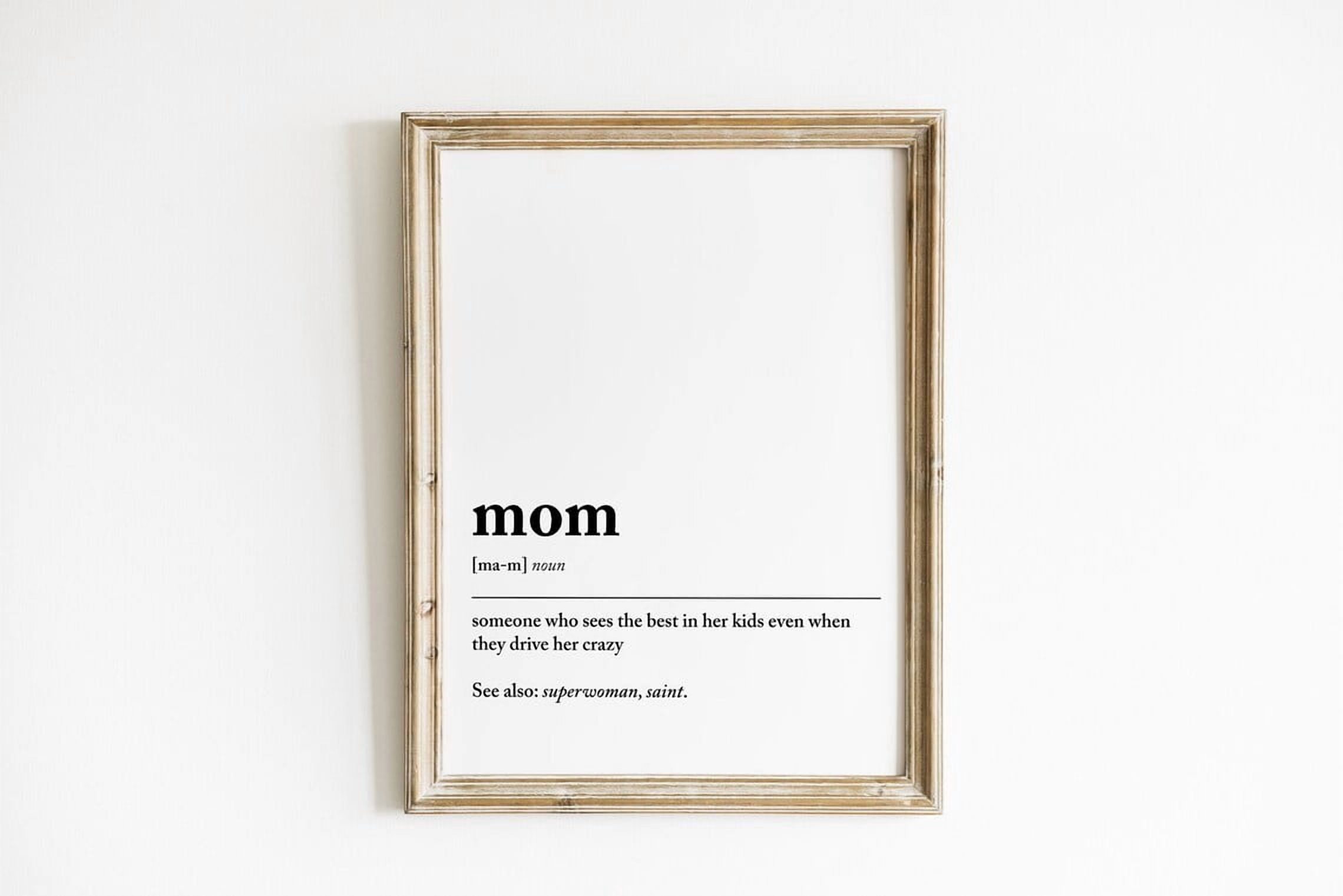 Miluva Mom Wall Art Mom Gifts Mothers Day Gifts Mom Gifts Mom ...