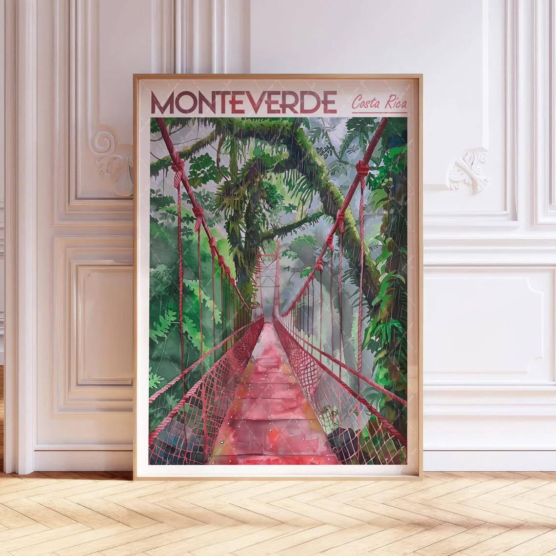 Miluva Monteverde Art Print - Costa Rica Print - America Tropical ...