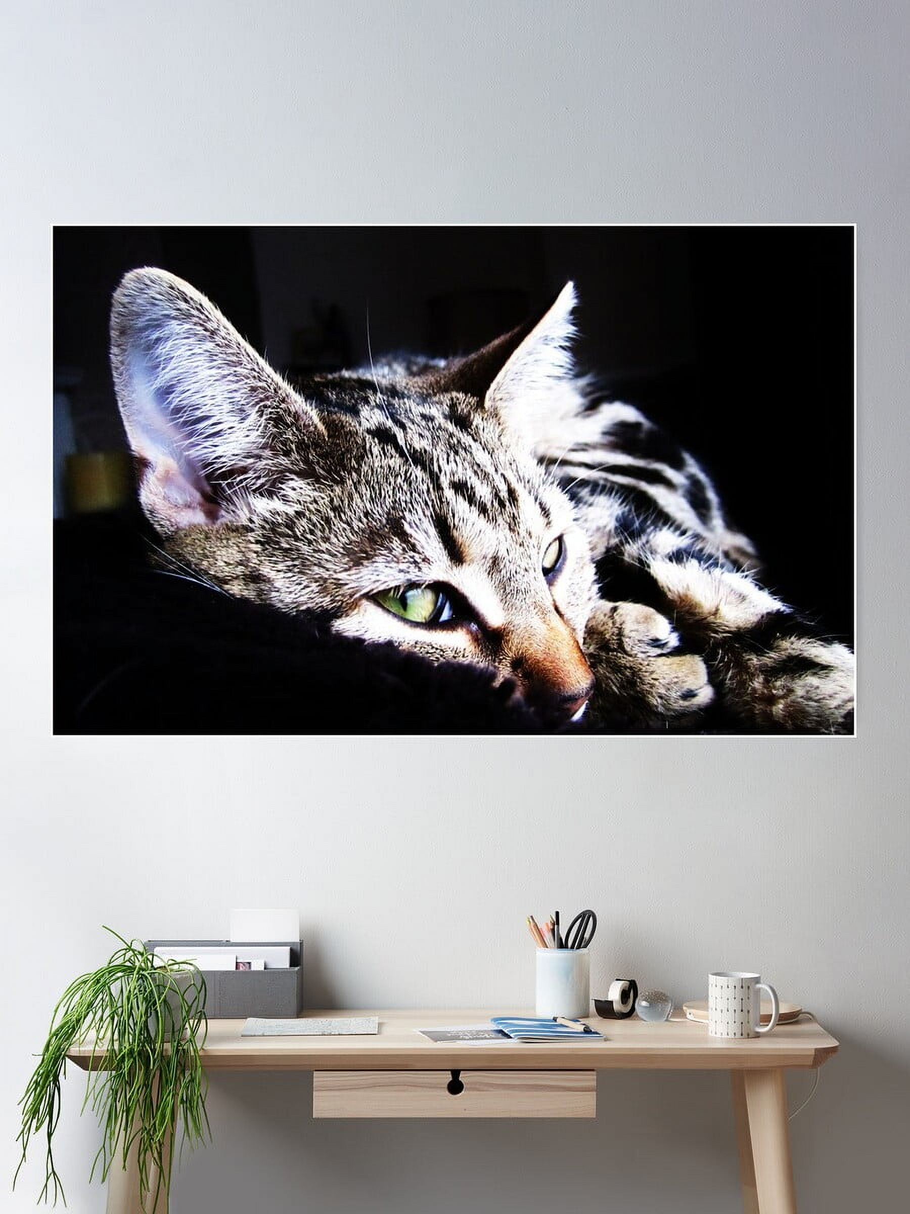 Miluva Moody Molly Poster Wall Art, Modern Wall Decor For Living Room ...