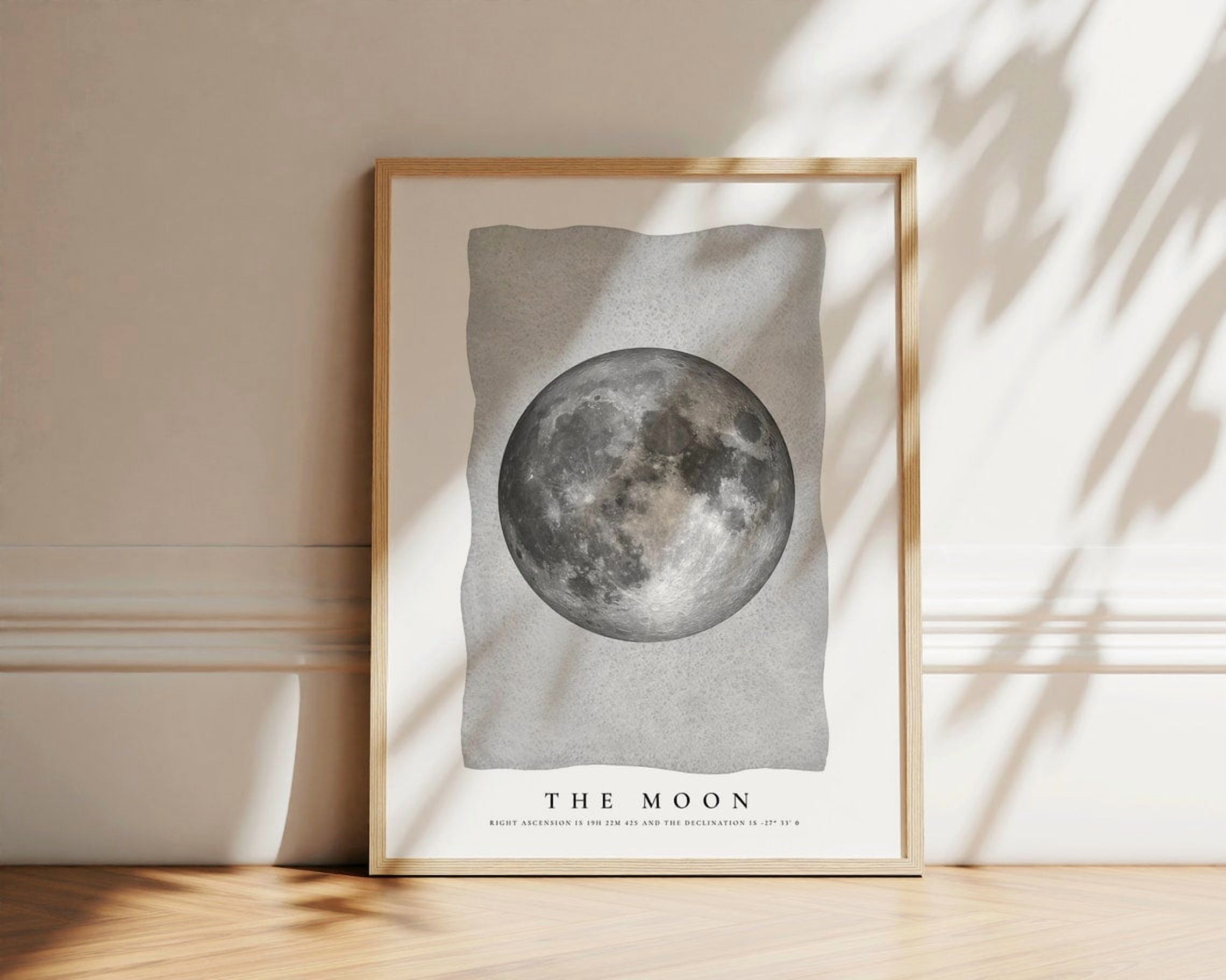 Miluva Moon Poster, Moon Print, Moon Decor, Full Moon Poster, Moon ...