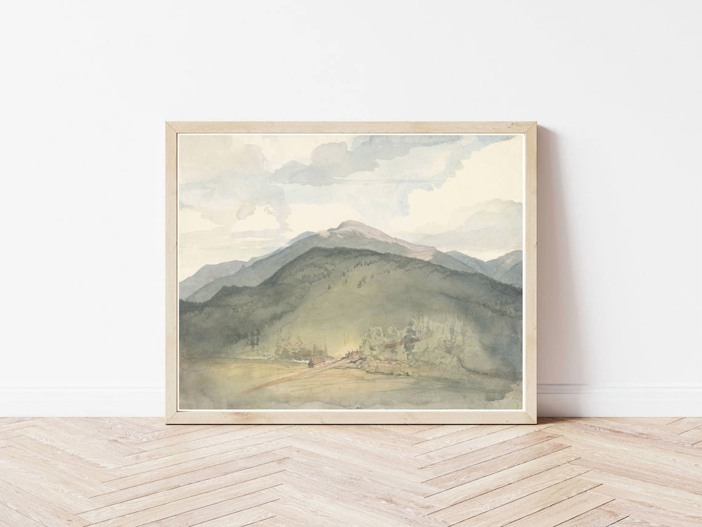 Miluva Mount Washington White Mountains New Hampshire Circa 1850 Fine ...