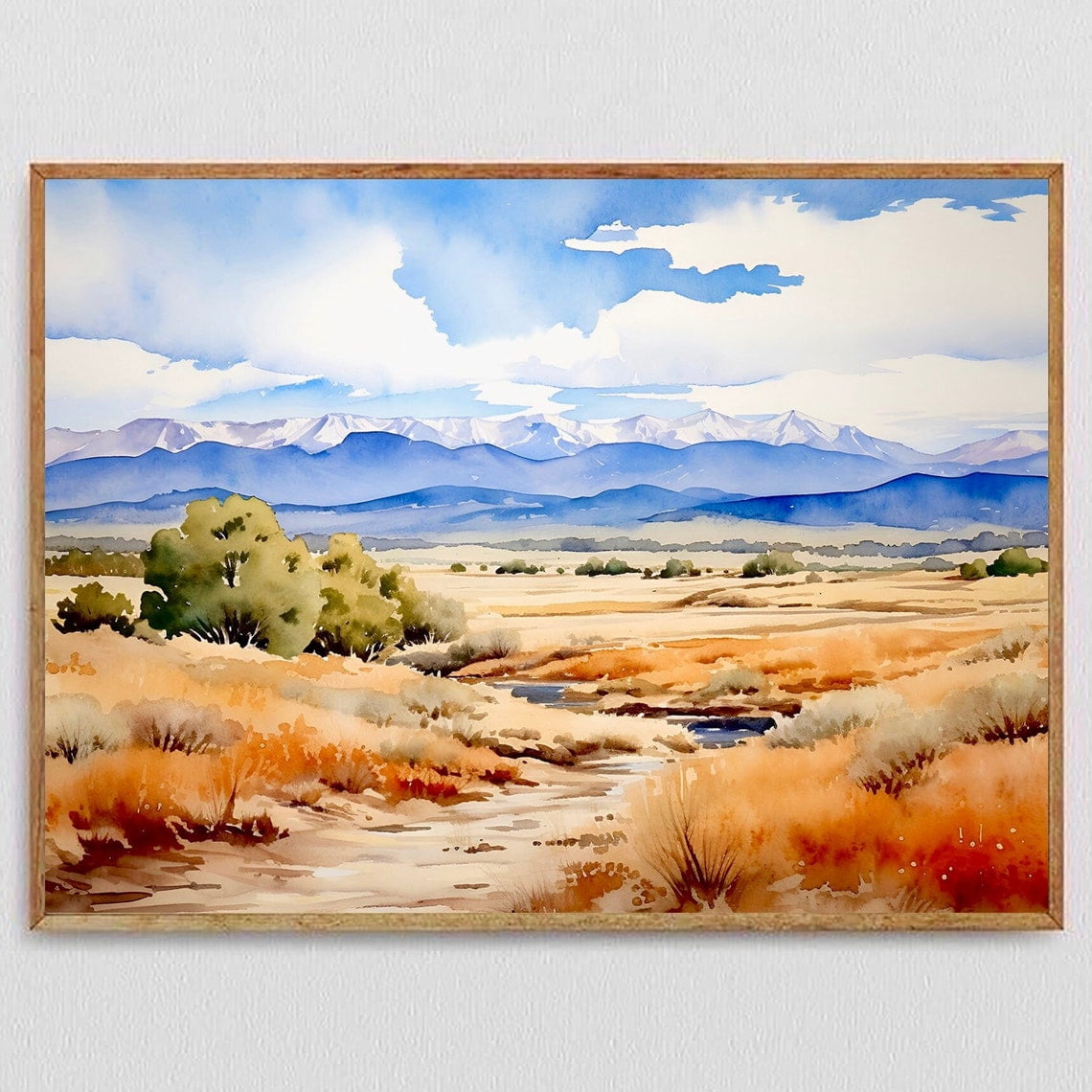 Miluva Mountain Sunset Giclee Print Albuquerque New Mexico Wall Art ...