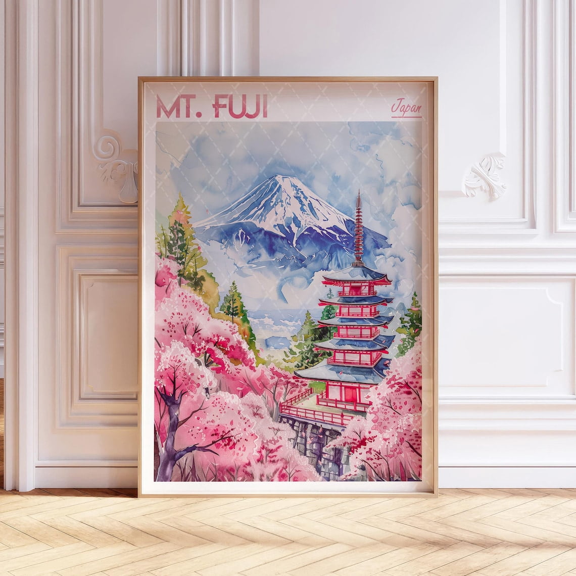 Miluva Mt. Fuji Art Print - Japan Nature Print - Japan Far East Travel ...