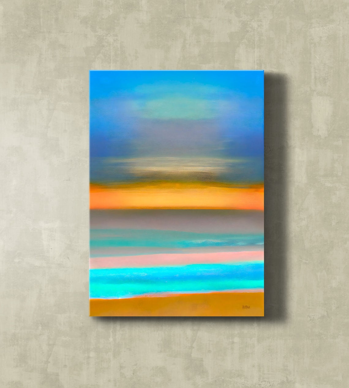 Miluva Nature Inspired Beach Themed & Panoramic Sunset Summer Poster ...
