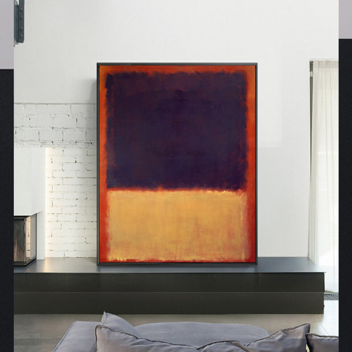 Miluva No. 203 Untitled -Mark Rothko,Rothko Art Poster,Home Office ...