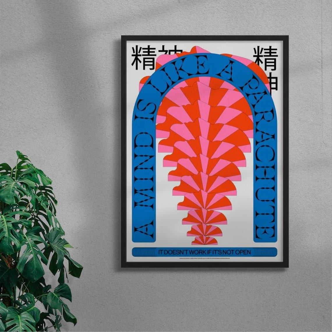 Miluva Open Mind Ii (Keep Your Mind Open) Aesthetic Wall Art Print ...