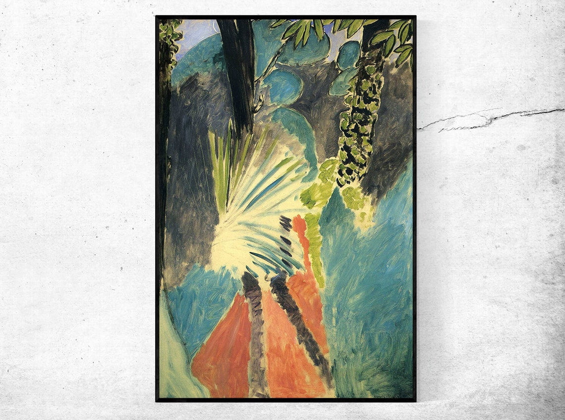 Miluva The Palm-Henri Matisse,Home Office Decor,Matisse Poster,Giclee ...