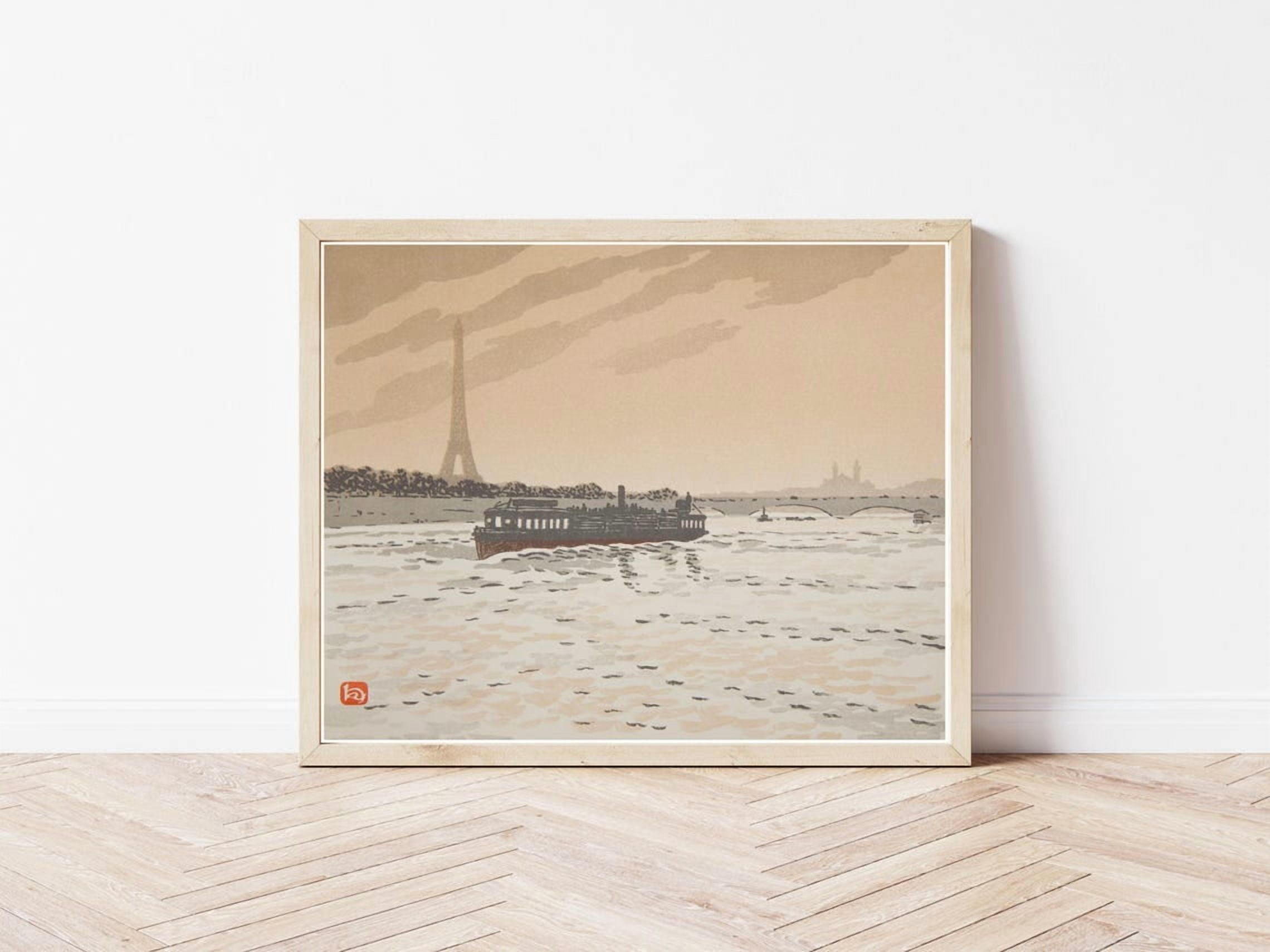 Miluva Paris France Eiffel Tower View 1902 Lithograph Illustration Fine ...