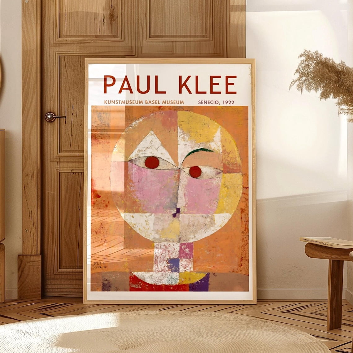 Miluva Paul Klee Poster, Senecio 1922 Museum Poster, Abstract Wall Art ...