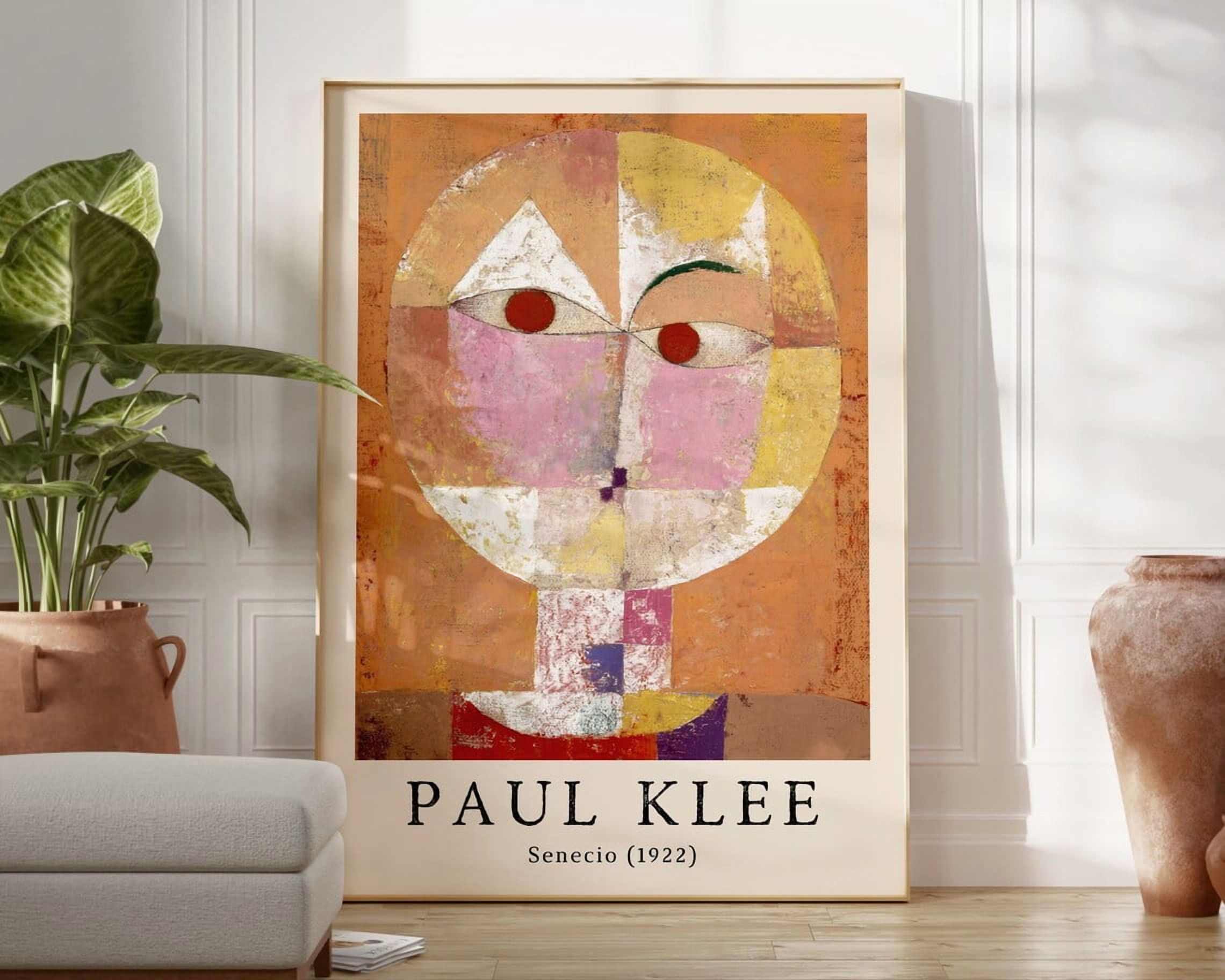 Miluva Paul Klee Print, Senecio 1922, Paul Klee Poster, Vintage Print ...