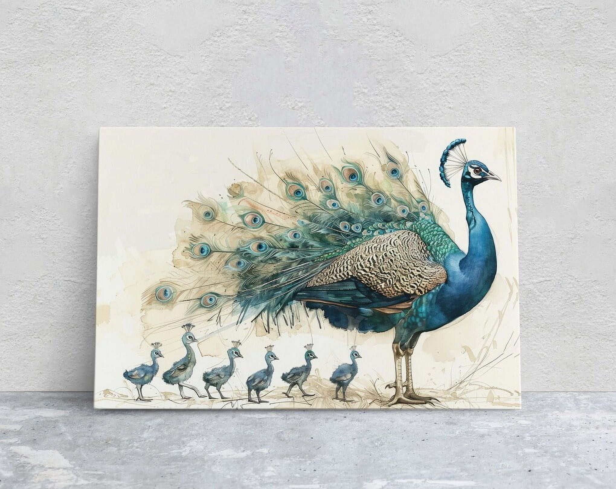 Miluva Peacock Family, Peacock , Bird Family, Mom And Kids, Children ...