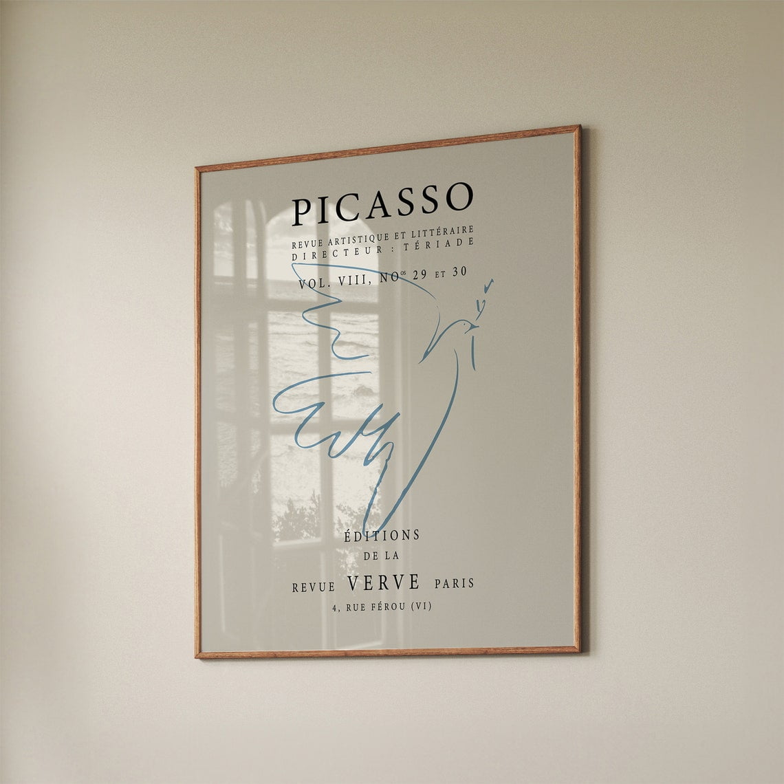 Miluva Picasso Bird Print, Line Drawing Poster, Picasso Art Poster ...