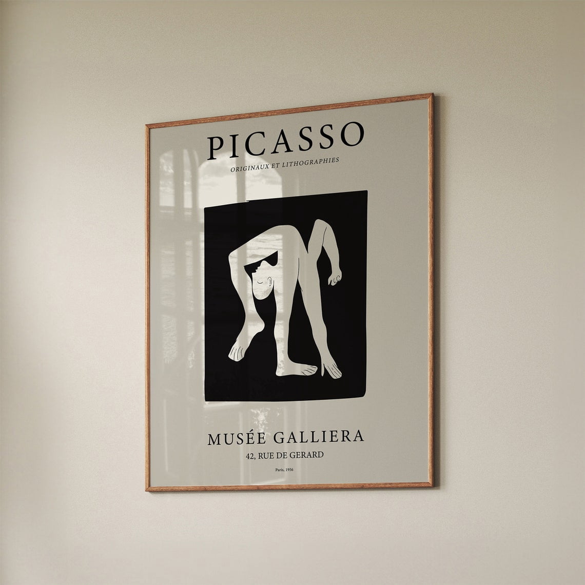 Miluva Picasso Line Drawing Print, Vintage Museum Gallery Art ...